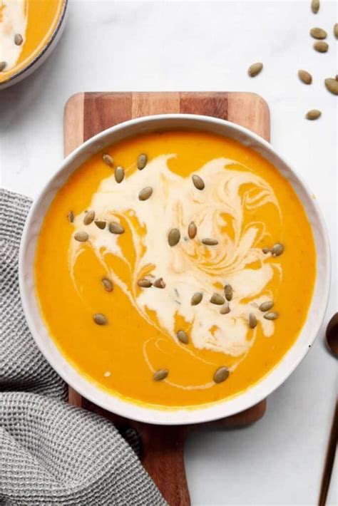 Easy Pumpkin Sweet Potato Soup With Canned Pumpkin Healthful Blondie