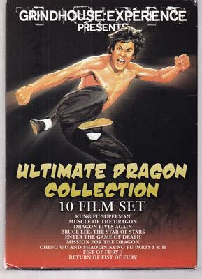 Ultimate Dragon Collection 10 Film Set Bruce Lee 5 Dvd Boxed Set D4