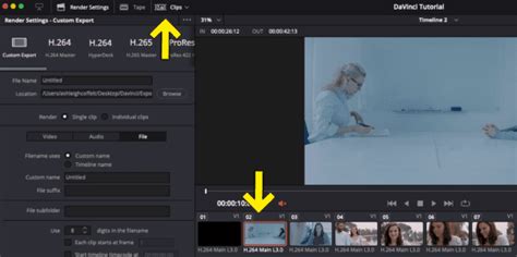 How To Export Individual Clips In DaVinci Resolve IFILMthings
