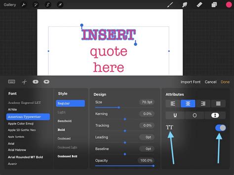 How To Add Text In Procreate Ebb And Flow Creative Co