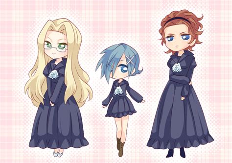 Zexion Vexen And Lexaeus Kingdom Hearts And 1 More Drawn By