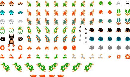 Mario Enemies 8 Bit