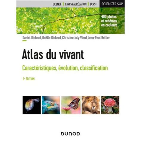 Atlas Du Vivant Caractéristiques évolution Classification 2ème