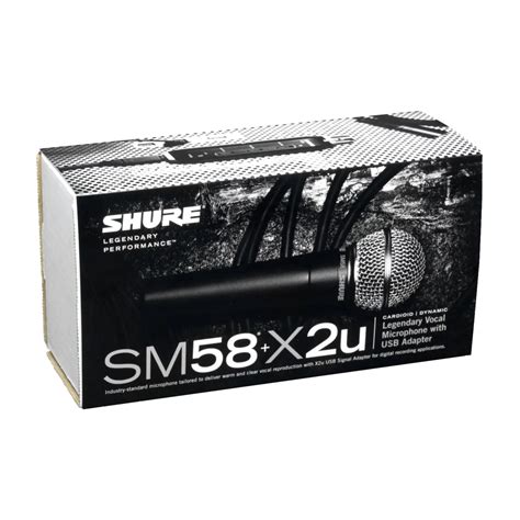 Sm58 X2u Sm58 X2u Kit Micro Interface Xlr Usb Shure France