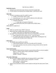 DML Joins WEEK 11 docx SQL DML Joins WEEK 11 Multi Table Queries Ø Subqueries are used when