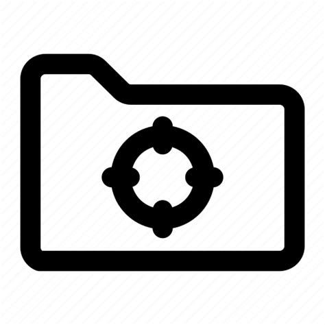 Folder File Data Archive Target Icon Download On Iconfinder