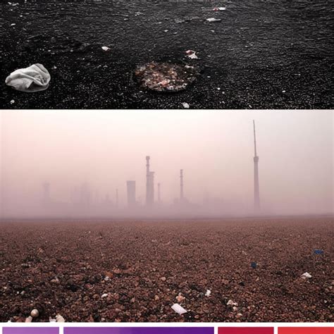 Premium Ai Image Plant World In A Pollution Environment