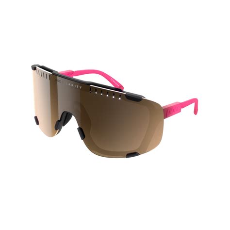 Buy Poc Devour Pink Fluor Glasses Brown Lenses L At The Best Price