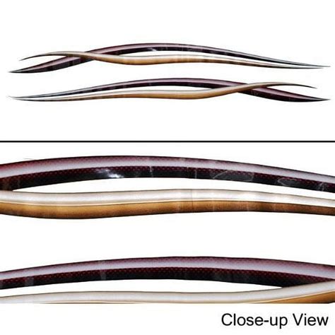 Crestliner 4621 Dcl 1661 Marine Boat Graphic Copper Black White Decal Set