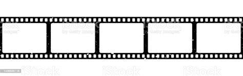 필름 스트립 오래된 효과 흰색 배경에 카메라 롤 필름 프레임 템플릿 아날로그 비디오 네거티브 빈 사진 프레임 벡터 일러스트 레이 션 필름 프레임에 대한 스톡 벡터 아트 및