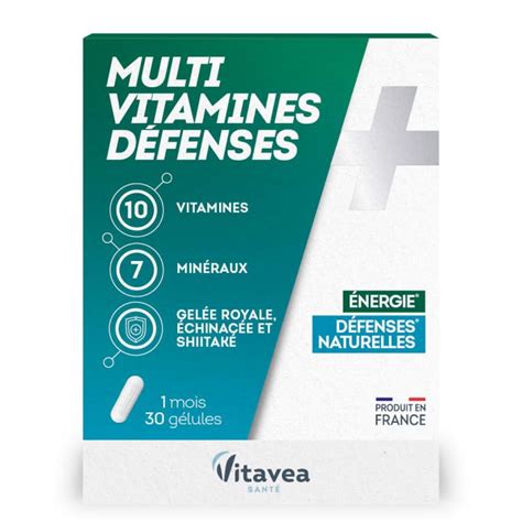 Multivitamin Natural Defence 30 Capsules Vitavea Santé Easypara