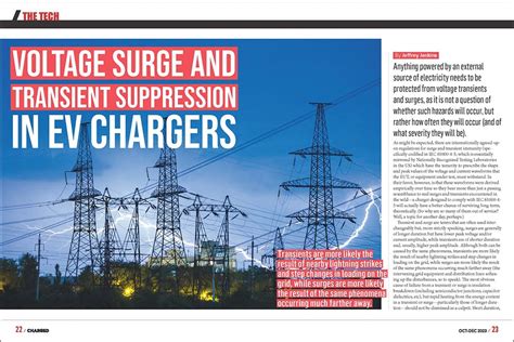 Voltage Surge And Transient Suppression In Ev Chargers Charged Evs