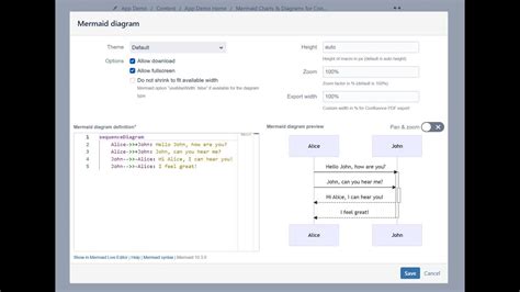 Mermaid Charts And Diagrams For Confluence Diagrams And More Based On Textual Description Youtube