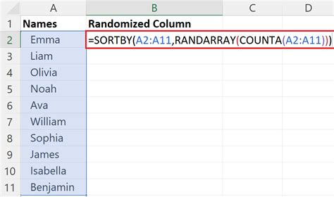 How To Randomize A Column In Microsoft Excel Spreadcheaters