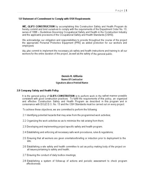 11july2020 Glifs Chsp Demolition Jsgi Pdf Occupational Safety And Health Personal