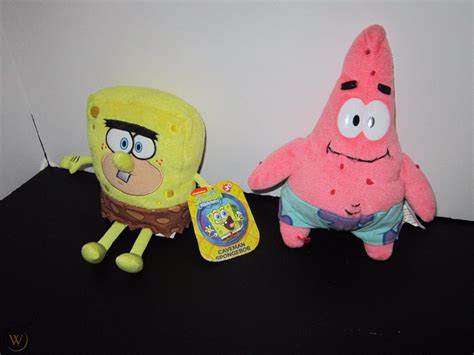 New Nickelodeon Caveman Spongebob Patrick Plush 1920135948