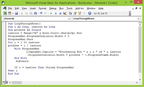 How To Create An Excel Vba Progress Bar Excelchat