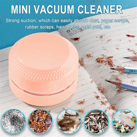 Earkity Desktop Vacuum Cleaner Mini Hand Held Vacuum For Desk