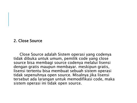 Open Source Sistem Operasi Ppt