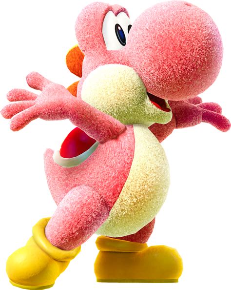 Fileycw Pink Yoshipng Super Mario Wiki The Mario Encyclopedia