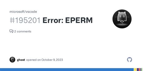 Error EPERM Issue 195201 Microsoft Vscode GitHub