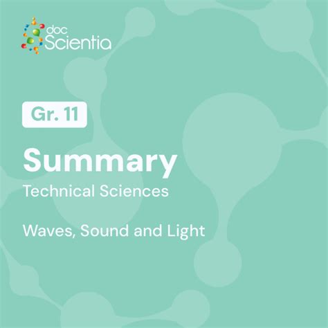 Grade 11 Waves Sound And Light Summary Doc Scientia