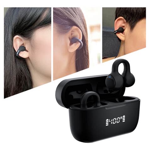 Longhanmao Clearance Digital Display Wireless Ear Clip Conduction