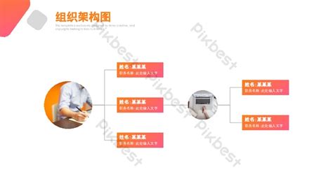 Business Company Structure Organization Chart PPT Template PowerPoint PPTX Template Free