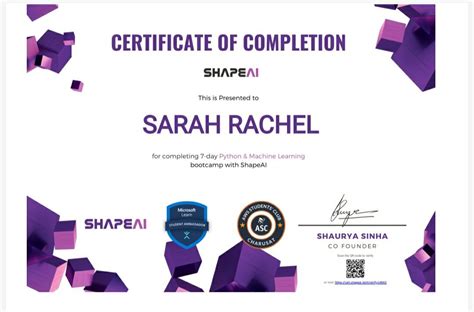 Sarah Rachel On Linkedin Shapeai Pythonprogramming