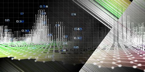 라인 형태로 데이터 분석 및 기술 인포그래픽의 3d 일러스트 시각화 빅 데이터 비즈니스 및 재무 분석 표현 과학 시각 정보에