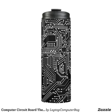 Computer Circuit Board Thermal Tumbler Computer Circuit Board Thermal Travel Mug Tumbler