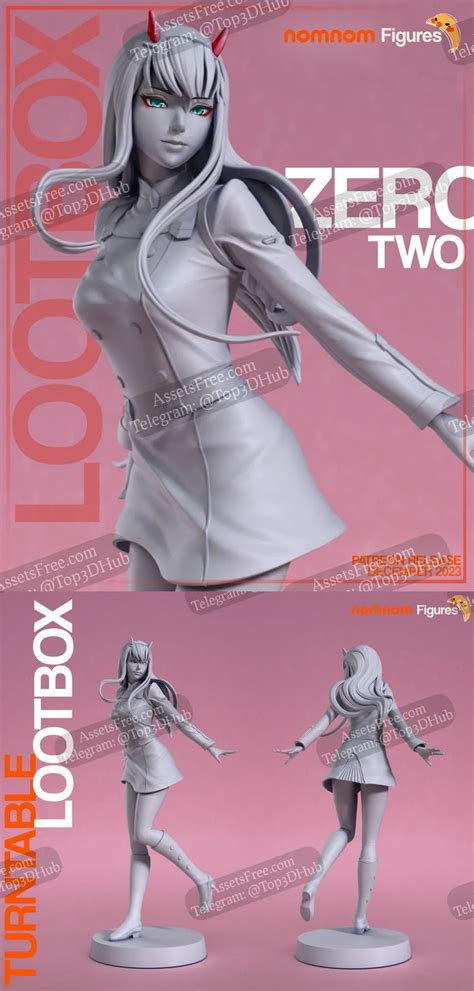 Zero Two From Darling In The Franxx Free High Quality Models