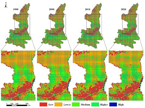 Spatial Distribution Patterns Of Esvs In Shaanxi Province From 1990 To