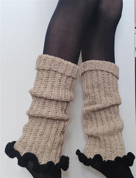Crochet Leg Warmers Crochet Arm Warmers 2in1 Pattern Pdf Beginner