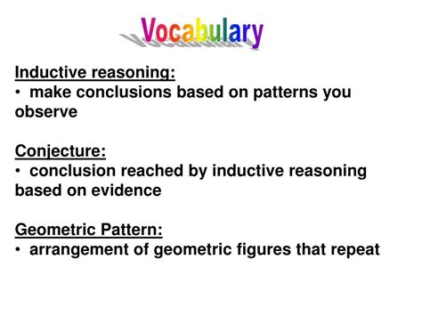 Ppt Lesson 2 1 Inductive Reasoning In Geometry Powerpoint Presentation Id 2838604