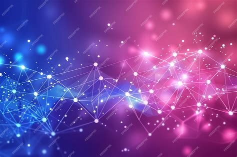 Premium Photo Abstract Geometric Background Dot And Line Connect Digital Technology Plexus