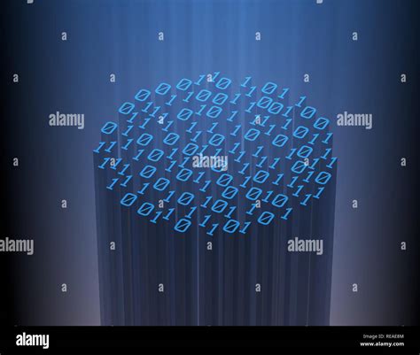 Network Digital Binary Technology Programming And Network Code Data
