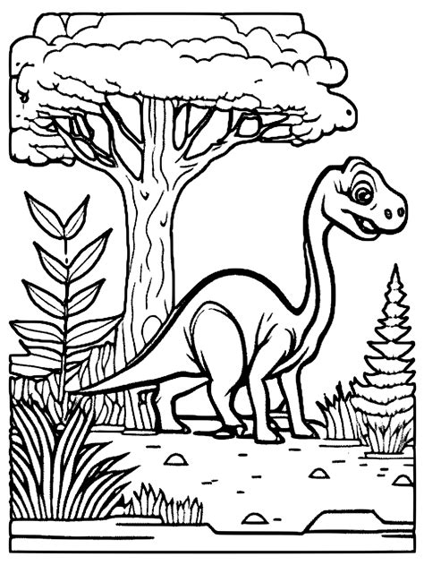 Dibujos Para Colorear De Dinosaurios Realistas