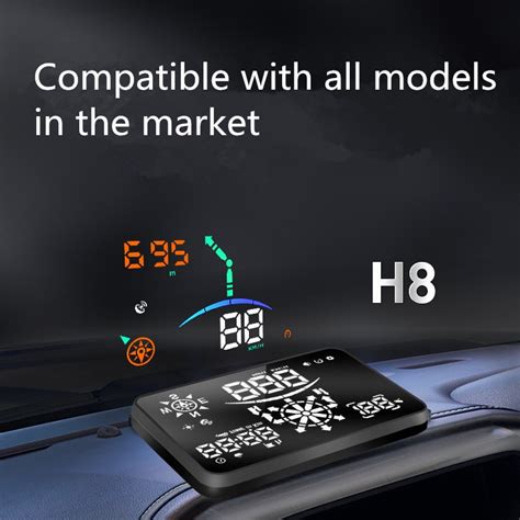H8 Navigation Gps Universal Hud Heads Up Display C Grandado