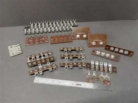 Vintage Amplifier Point To Point Wiring Lugs Speaker Connections And Antenna Con £23 59