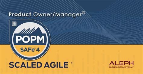 Scaled Agile Framework Popm Training With Certifications Scrum Master Classroom Training
