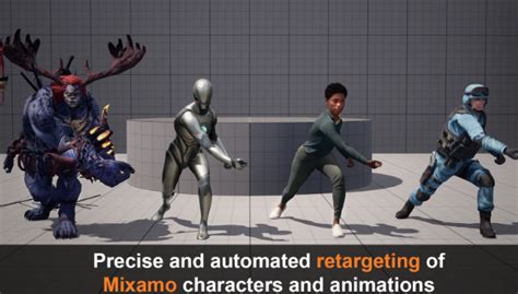 unreal engine 4 27 mixamo animation retargeting old version download