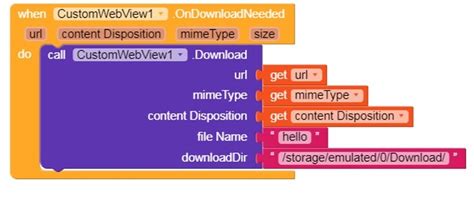 Download Image With Custom Webview Discuss Kodular Community