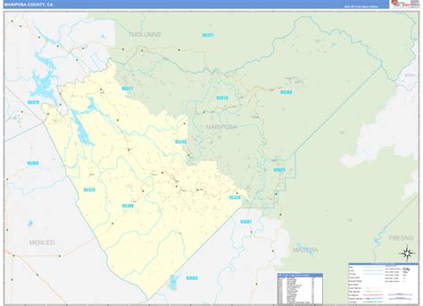 Maps Of Mariposa County California