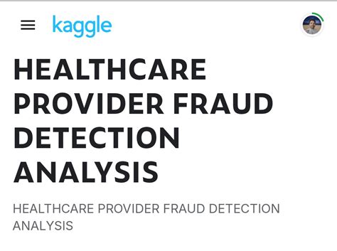 Vishal Jaiswal On Linkedin Datascience Healthcare Frauddetection Eda
