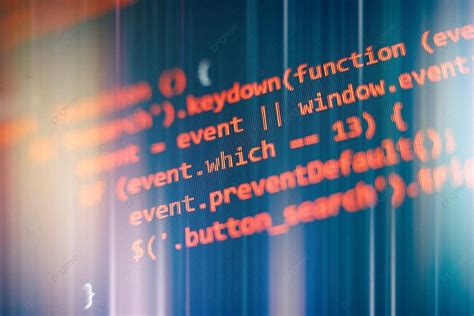 Software Developer Engaged In Programming Typing And Creating Code On Screen During Work Time