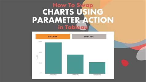 how to swap charts using parameter action in tableau youtube