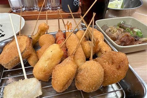일본 오사카 맛집 추천 2 원조 쿠시카츠 다루마 신세카이 본점 일본식 튀김 꼬치를 다양하게 맛볼 수 있는 맛집
