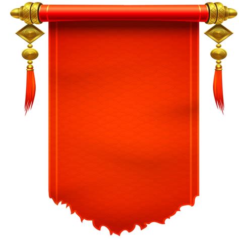 Blank Red Scroll Design Element Artofit