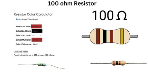 100 Ohm Resistor The Most Usable Resistor In Electronics 100 Ohm Resistor The Most Usable Resistor In Electronics
